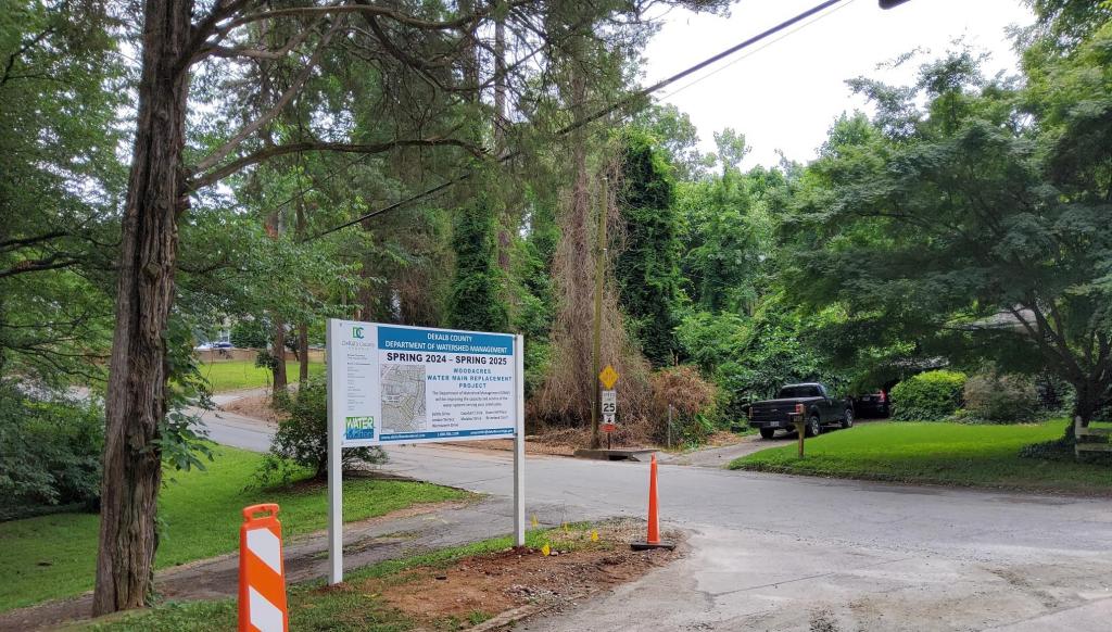 Woodacres Water Main Replacement Project | DeKalb County GA